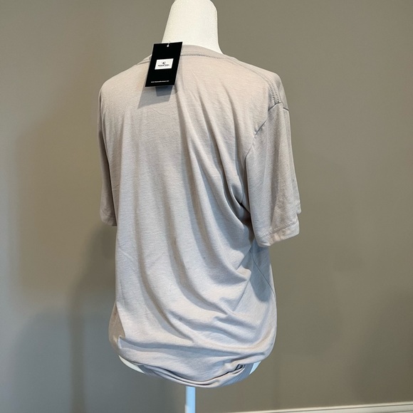 Tops | New Sips And Trips Heather Cool Gray Bella Tshirt | Poshmark